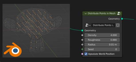 Free Add On Distribute Points In Mesh Geometrynode Blendernation