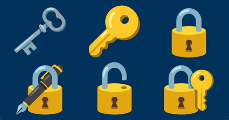 🔒 lock emojis 🔓 🔏 🔐 🔑 🗝️