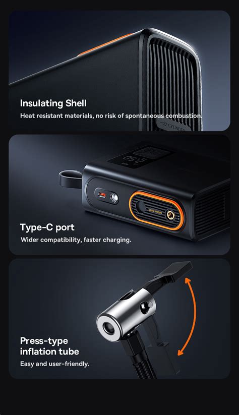 Baseus Online | Baseus Mega Energy Pump Dual Cylinder Wireless Inflator ...