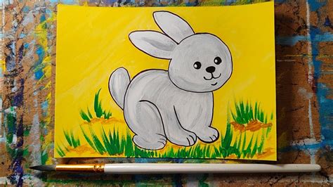 Как легко нарисовать ЗАЙЦА ЗАЯЦ Youtube