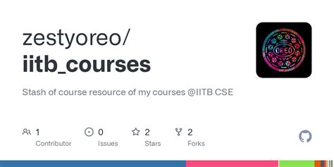 Github Zestyoreo Iitb Courses Stash Of Course Resource Of My Courses Iitb Cse