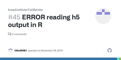 Error Reading H5 Output In R · Issue 45 · Broadinstitutecellbender · Github