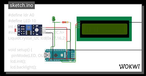 Lcd With Ldr By Belal Wokwi Esp32 Stm32 Arduino Simulator