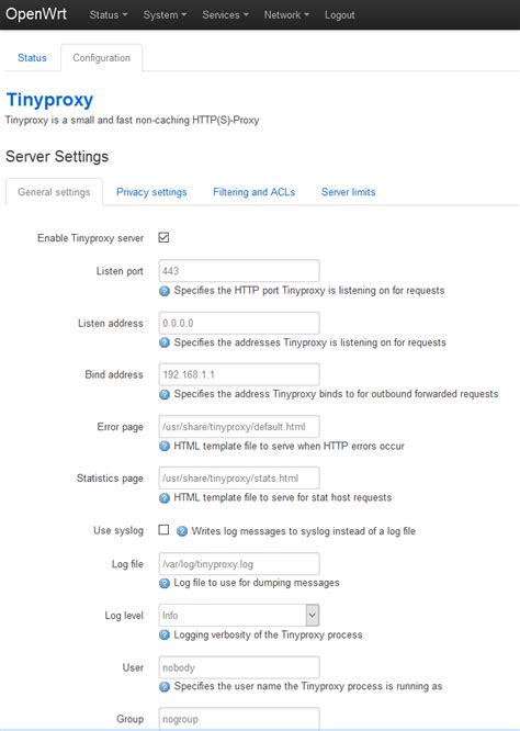 Install Tinyproxy Openwrt Fasrskate