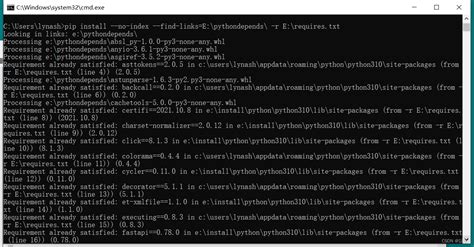 python依赖包安装导出下载和部署 python环境依赖包下载 CSDN博客