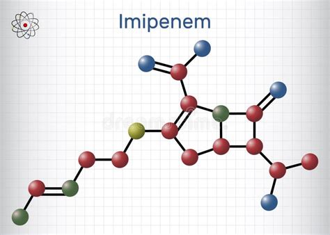 Imipenem Molecule A Broad Spectrum Carbapenem Antibiotic Used To Treat