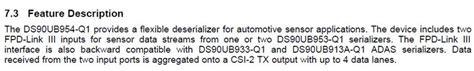 DS90UB954 Q1 Can DS90UB954 Q1 Connect To 913 Interface Forum Interface TI E2E Support Forums