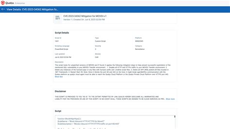 Progress MOVEit Transfer Vulnerability Being Actively Exploited Qualys