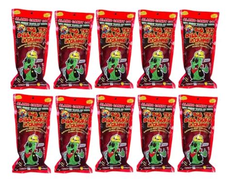 Pepinillo Chamoy Pickle Big Tex Dill Pickle Alamocandy 10 Pz Envío Gratis