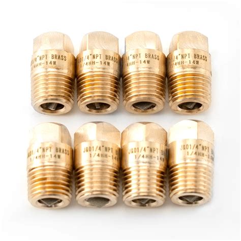 Brass Solid Cone Full Jet Nozzle Jando Fluid
