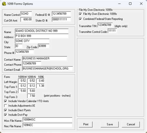 E File 1099s Prepare 1099 Type Options And Form Alignment I2m