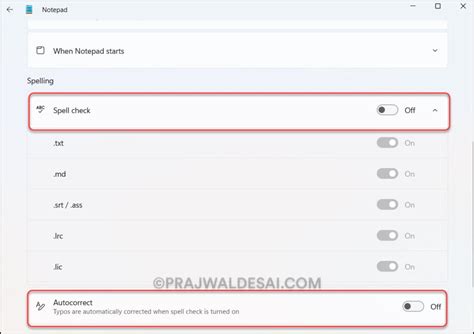 Enable Spell Check And Autocorrect In Notepad On Windows