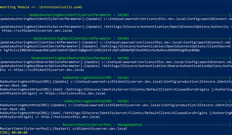 Running Horizon Failed Error 502 5 Process Failure Sitecore