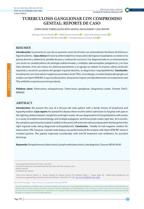 Pdf Lymph Node Tuberculosis With Genital Involvement Case Report