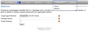 Salesforce Deployment Using Workbench Apex Hours
