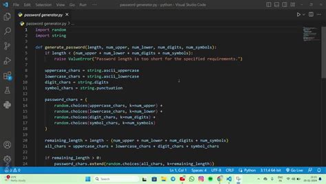 How A Password Generator In Python Works Gkhaleel Basha Posted On The