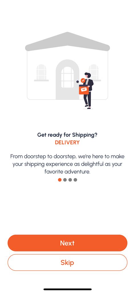 delivery shipping and delivery react native cli app ui kit by lalaweb