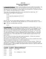 322 HW 1 Assignment Doc ECE 322 Homework Assignment 1 Due Wed 1 23 19 I Ungraded Problems