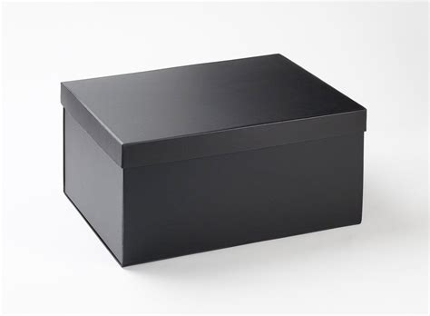 A3 กล่องของขวัญกระดาษแข็งสีดำขนาดใหญ่พับได้ คุณภาพสูง A3 กล่องของขวัญกระดาษแข็งสีดำขนาดใหญ่พับ