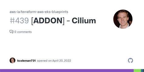 ADDON Cilium Issue Aws Ia Terraform Aws Eks Blueprints GitHub