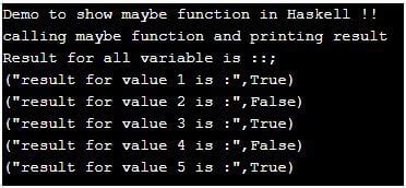 Haskell Maybe How Does Maybe Function Work In Haskell