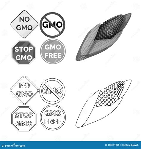 Vector Illustration Of Test And Synthetic Symbol Set Of Test And