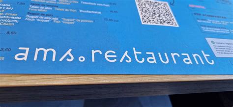 Menu At Ams Restaurant Empuriabrava