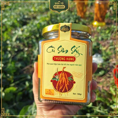 Củ Sâm Nam Núi Dành 7 Tuổi Sấy Thái Lát 100gr Sâm Tổ Núi Dành Sâm