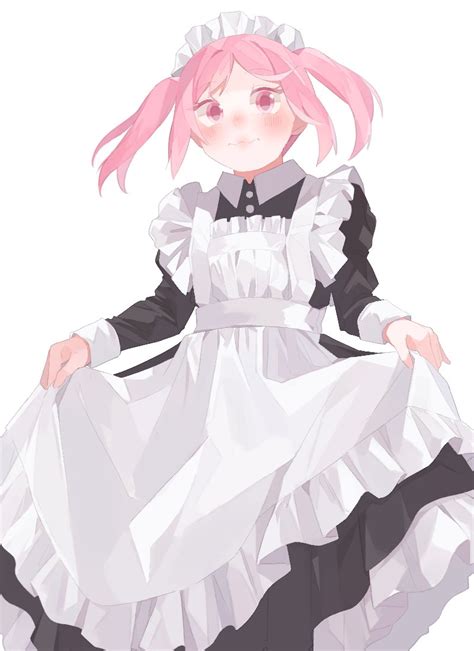 Safebooru 1girl Alternate Costume Apron Black Dress Dress Enmaided