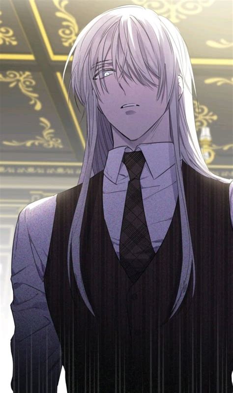 Anime Guy With Long White Hair