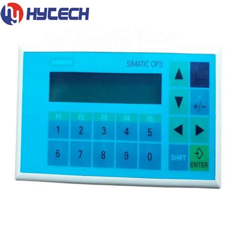 Siemens Hmi Simatic Operator Panel Op3 6av3503 1db10 With Cable For