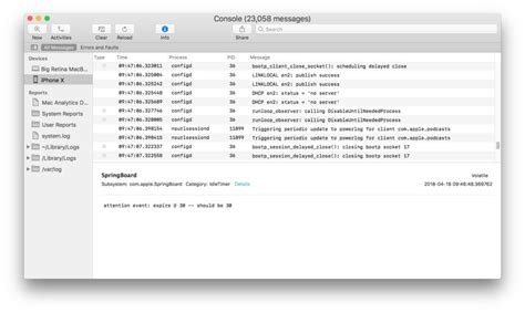 How To View Logs From Iphone And Ipad On A Mac