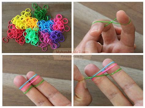 Как сплести браслет из резинок пошагово