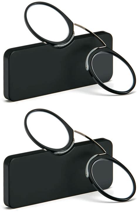 Reavee 2 Pack Nose Pinching Armless Reading Glasses 20 For Women Men