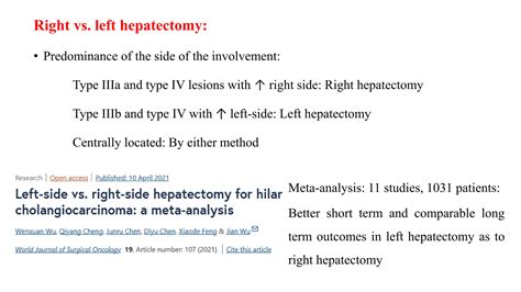 Hilar Cholangiocarcinoma And Surgical Aspects Pptx
