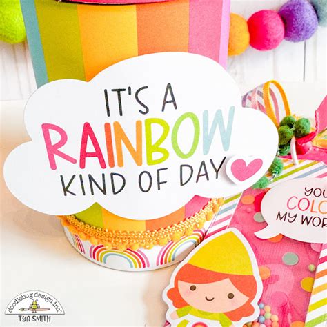Doodlebug Design Inc Blog Doodlebug Shakers Rainbow T Set With Tya