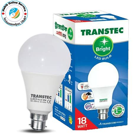 Transtec Bright Cdl Led Bulb Patch Type 7w9w13w15w18w Habib