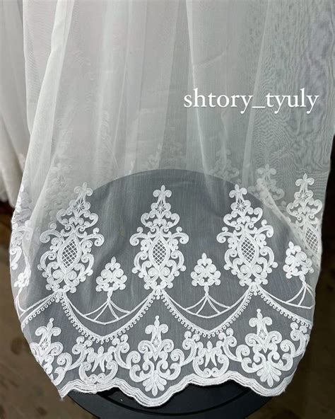 🇺🇦ШТОРИ ТЮЛЬ ПОШИВ🇺🇦 Новинка 📌📌 Ніжний тюль на бамбуковій основі з вишуканою вишивкою