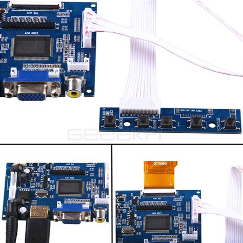 Geeekpi Tft Lcd 모니터 화면 및 드라이버 보드 라즈베리 파이 4 B 3 2 모델 B Pc 윈도우용