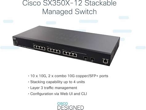 Cisco Sx350x 12 Stackable Managed Switch At ₹ 165000piece Cisco Network Switch In New Delhi