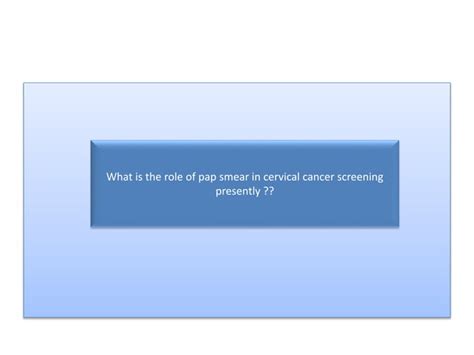 Pap Smear Interpretation Pptx Cancer Diseases And Conditions