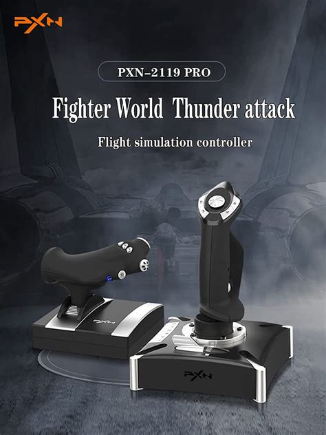 Pxn 2119 Pro Flight Simulator Joystcik Rocker Arm Unit And Throttle