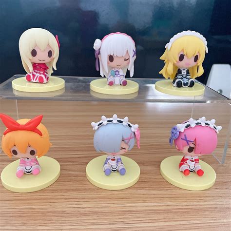 Pcs Set Cm Japan Anime Re Life In A Different World From Zero Action