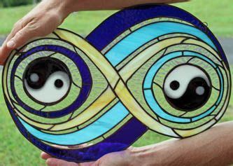 Yin Yang Infinity Stained Glass Art Stained Glass Patterns Stained