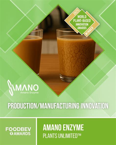 Amanoenzyme Theplantbased Foodbev Worldplantbasedinnovationawards
