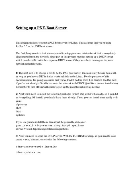 pdf how to setup a linux pxe server dokumen tips