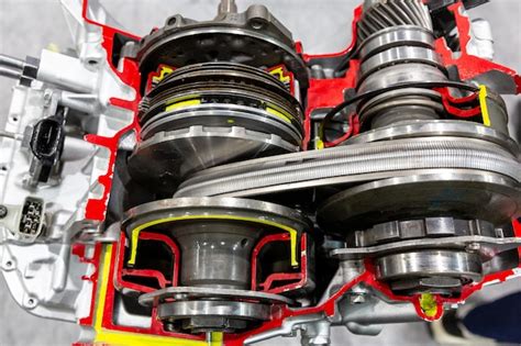 Premium Photo Continuously Variable Transmission Or Cvt Cutaway