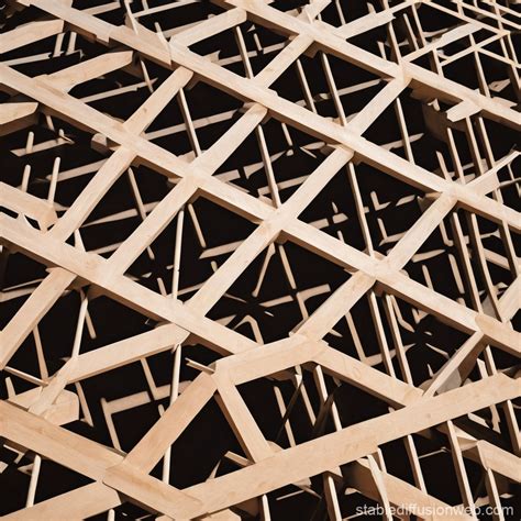 Materials Truss Lattice Structure Stable Diffusion Online