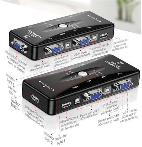 Kvm Switch 4 En 1 En Quito Portoviejo Ecuador Neotech