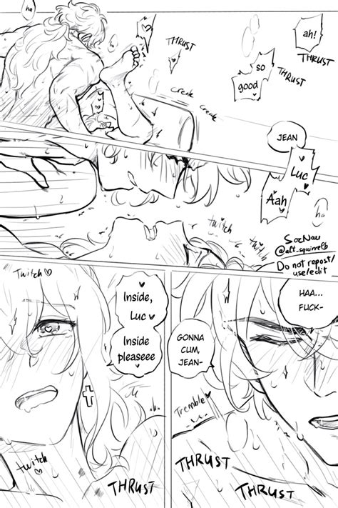 Rule 34 1boy 1girls Artsquirrelb Comic Diluc Genshin Impact English